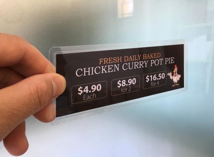 Heavy Duty Food Display Price Tag Food Display Price Tag PRINTING 